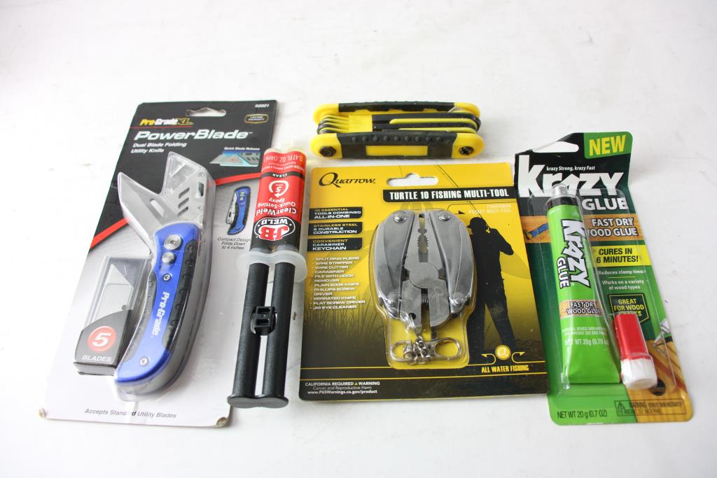 Krazy Glue, Small Pry Bars And More | Property Room