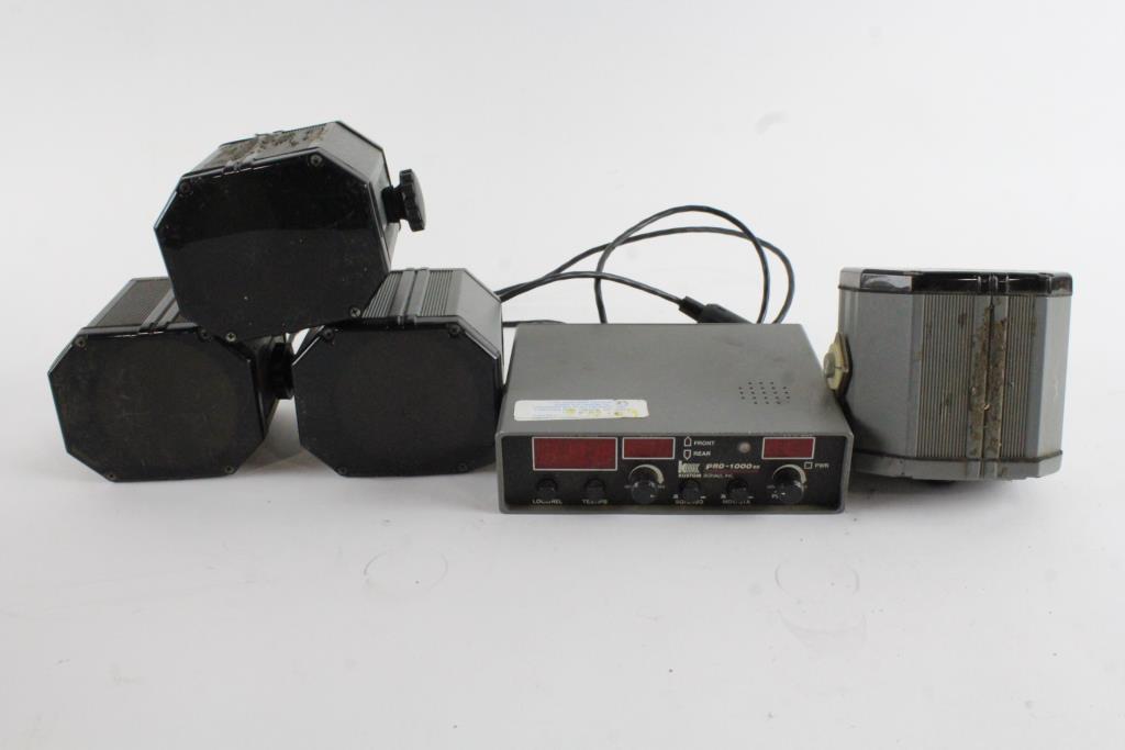 Kustom Signals Corp Radar System, Amin Unit With Four Slave Units, 5 ...