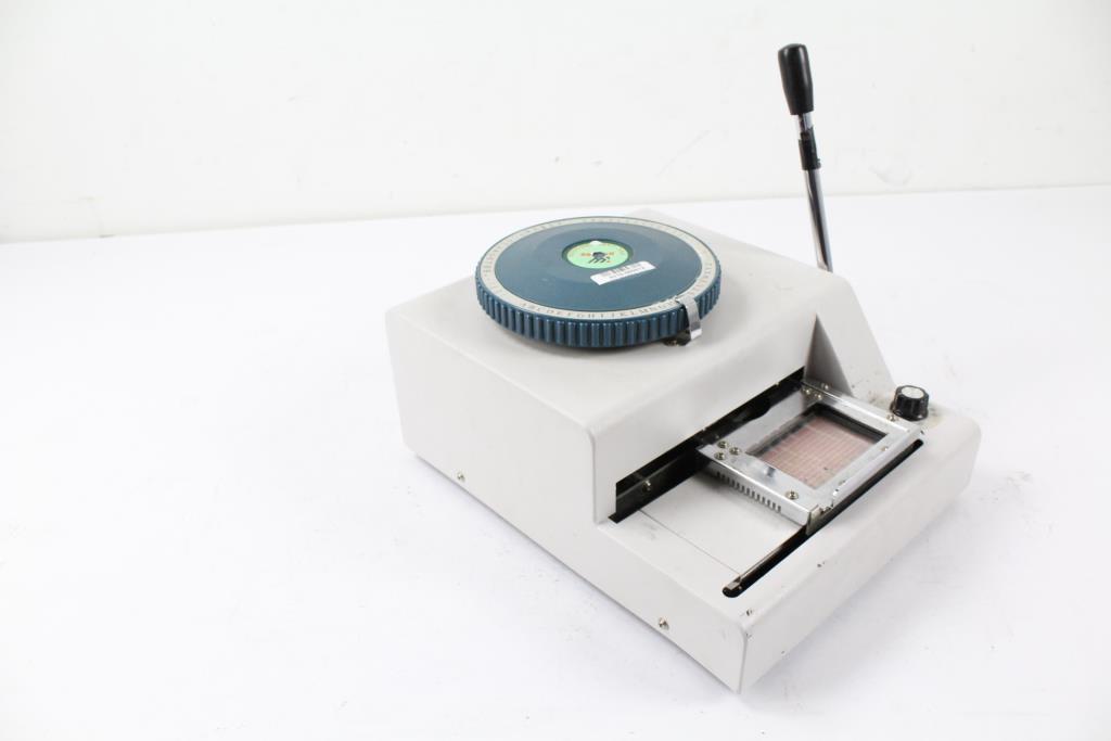 KW PVC Card Manual Embosser Machine | Property Room