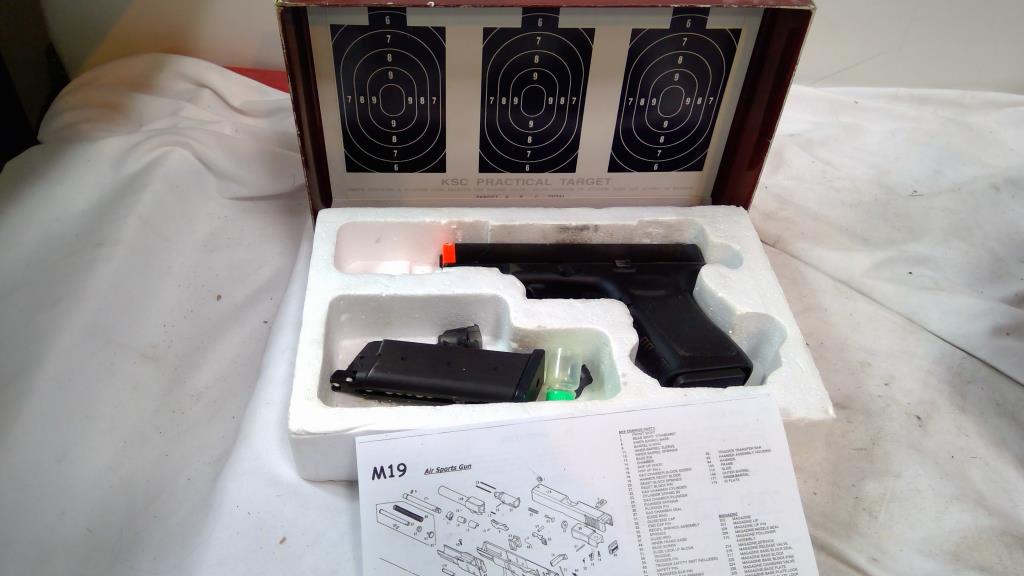 KWA Railed Framed G19 Semiautomatic Combat Air Pistol | Property Room