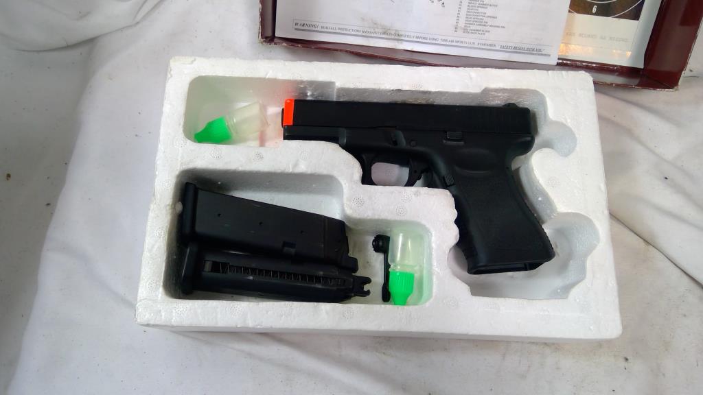 KWA Railed Framed G19 Semiautomatic Combat Air Pistol | Property Room