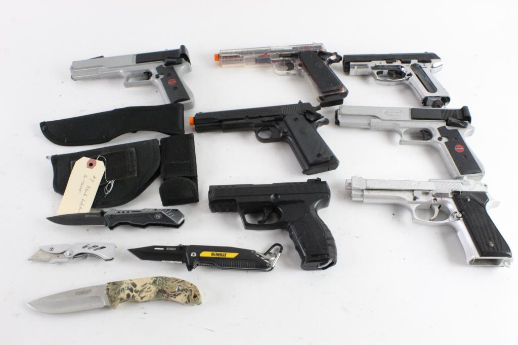 KWC And Other Airsoft Guns And More, 11 Pieces | Property Room