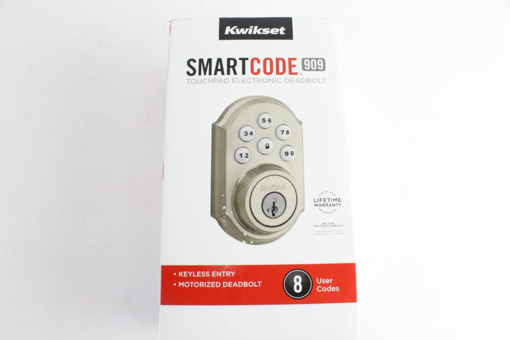 Kwikset Smart Code 909 Touchpad Electronic Deadbolt | Property Room