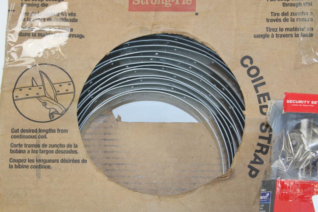 Kwikset Smartkey Securtiy And Simpson Strong-Tie Galvanized Coiled ...