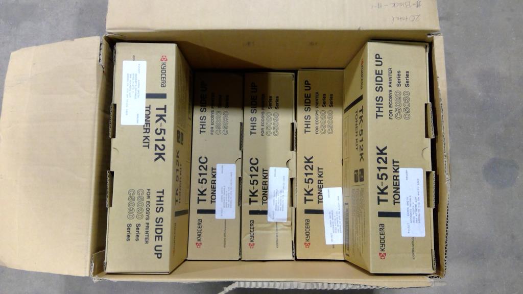 Kyocera TK-512K Toner Kits, 10+ Pieces | Property Room