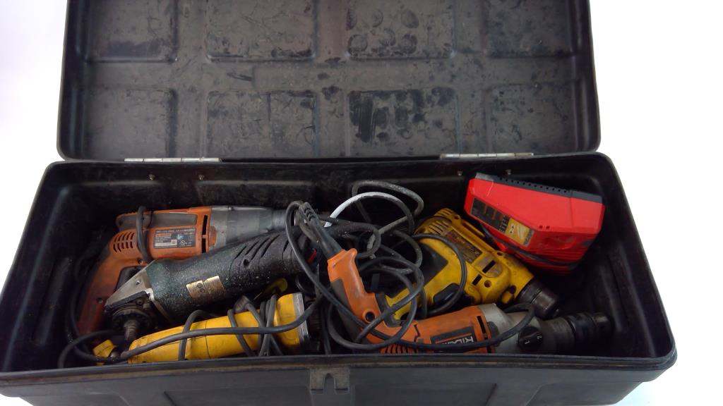 Laris Tool Chest With Drills And More, 3+ Pieces | Property Room