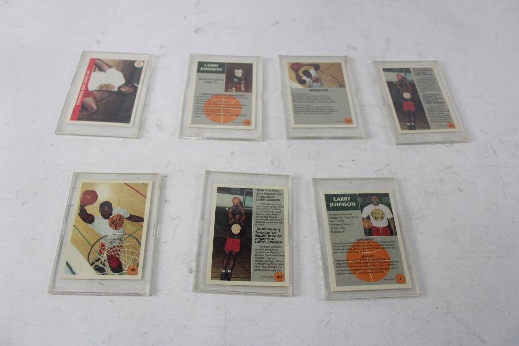 Larry Johnson UNLV Trading Card Lot 7 Cards | Property Room