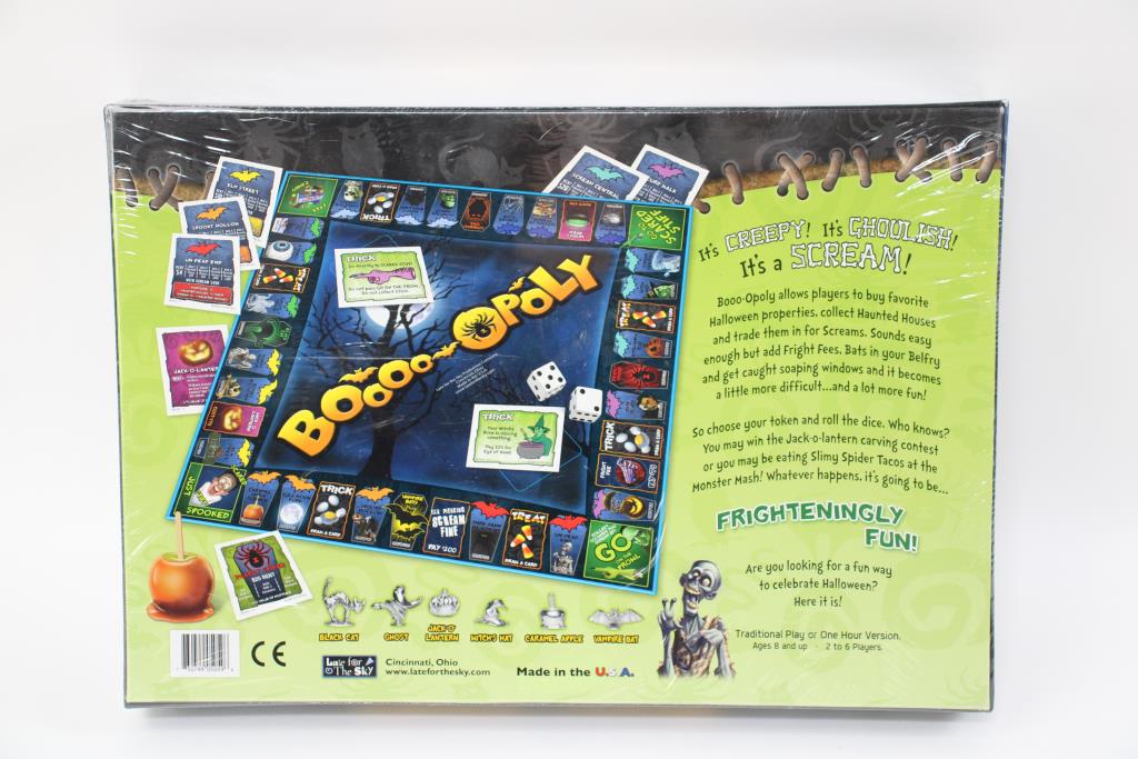 Late For The Sky Boo-opoly Board Game | Property Room