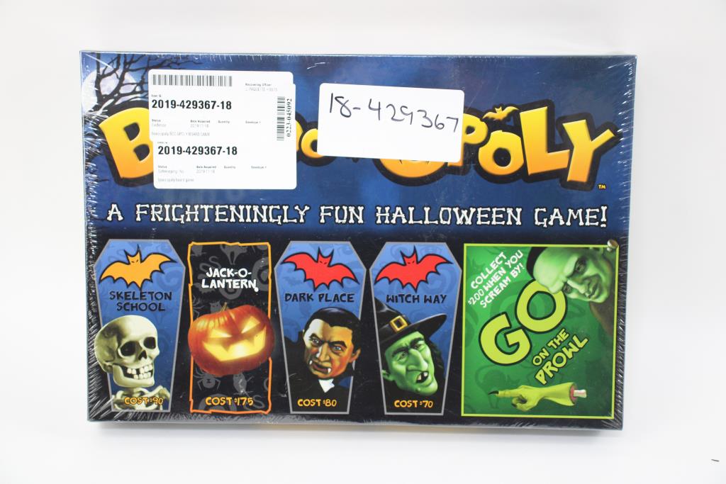 Late For The Sky Boo-opoly Board Game | Property Room