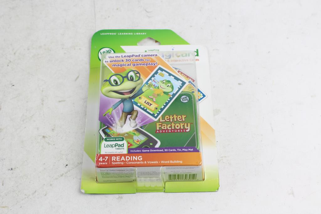 Leap Frog Letter Factory Adventures Imagicard Digital Game ...