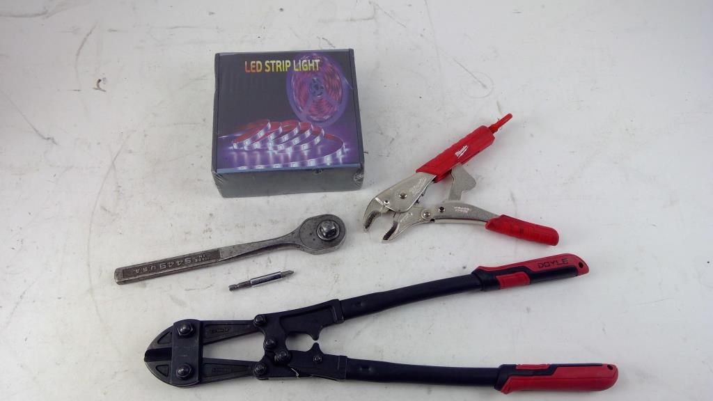 LED Strip Light, Bolty Cutters, And More, 4+ Pieces | Property Room