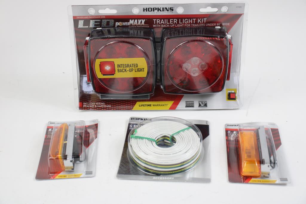 LED Trauker Light Kit, Bonded Wire And More 5 Pieces | Property Room