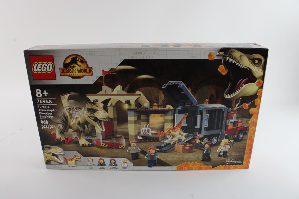 Lego Jurassic World T. Rex & Atrociraptor Dinosaur Breakout Set ...