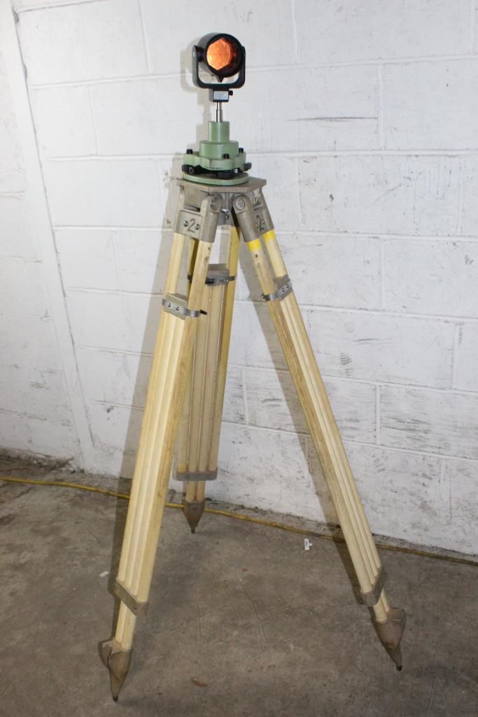 Leica Pro Precison Circular Prism Attached To Tripod | Property Room