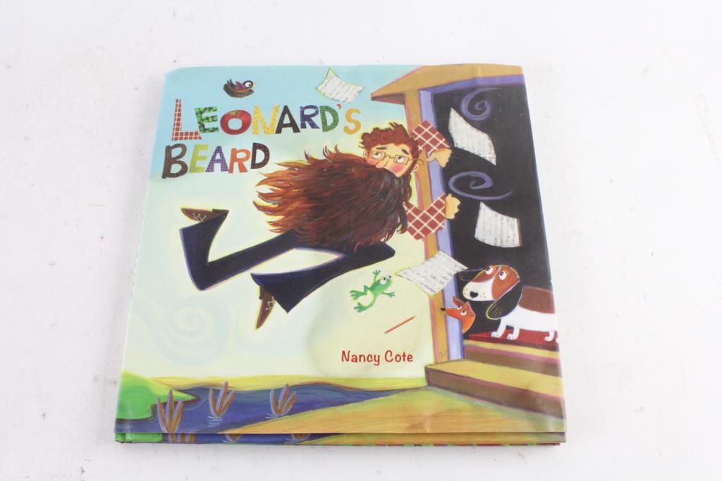 Leonard's Beard Children's Book By Nancy Cote | Property Room