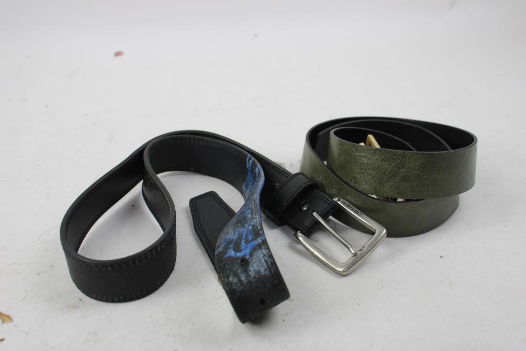 Levi's 34x32 Jeans, PUMA 9.5 And Nike AirMax 13 Sneakers, And Belts, 5 ...