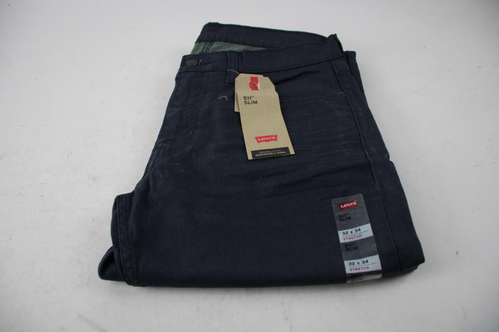 Levi's 511 Slim Pants, Size 32x34, Black | Property Room