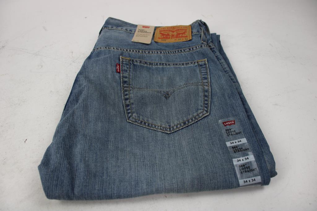 Levi's 569 Loose Straight Jeans Size 34x34, 1 Piece Count | Property Room