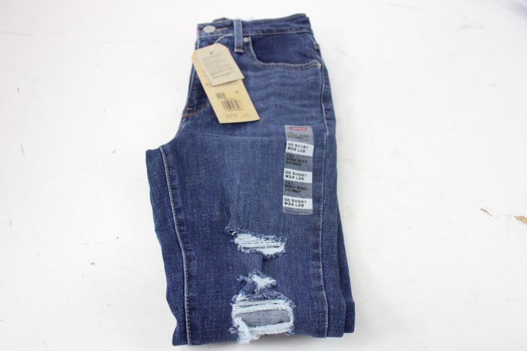 Levi's 721 High-Rise Skinny Hypersoft Jeans, Size 00 Short | Property Room