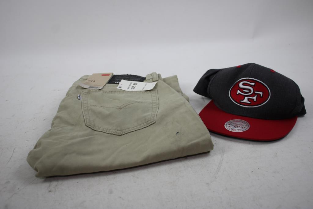Levi's, Mitchell & Ness Mens Clothing Lot, 2 Pieces | Property Room