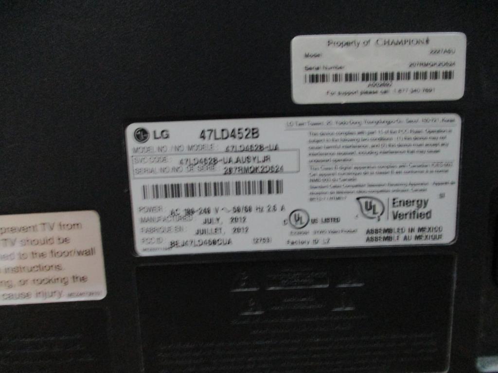 LG 45" Flatscreen TV | Property Room