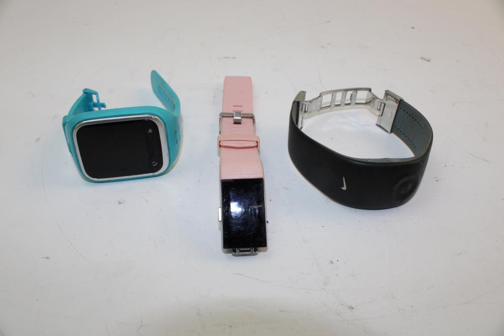 LG, Nike, & Fitbit Assorted Activity Trackers; 3 Pieces | Property Room