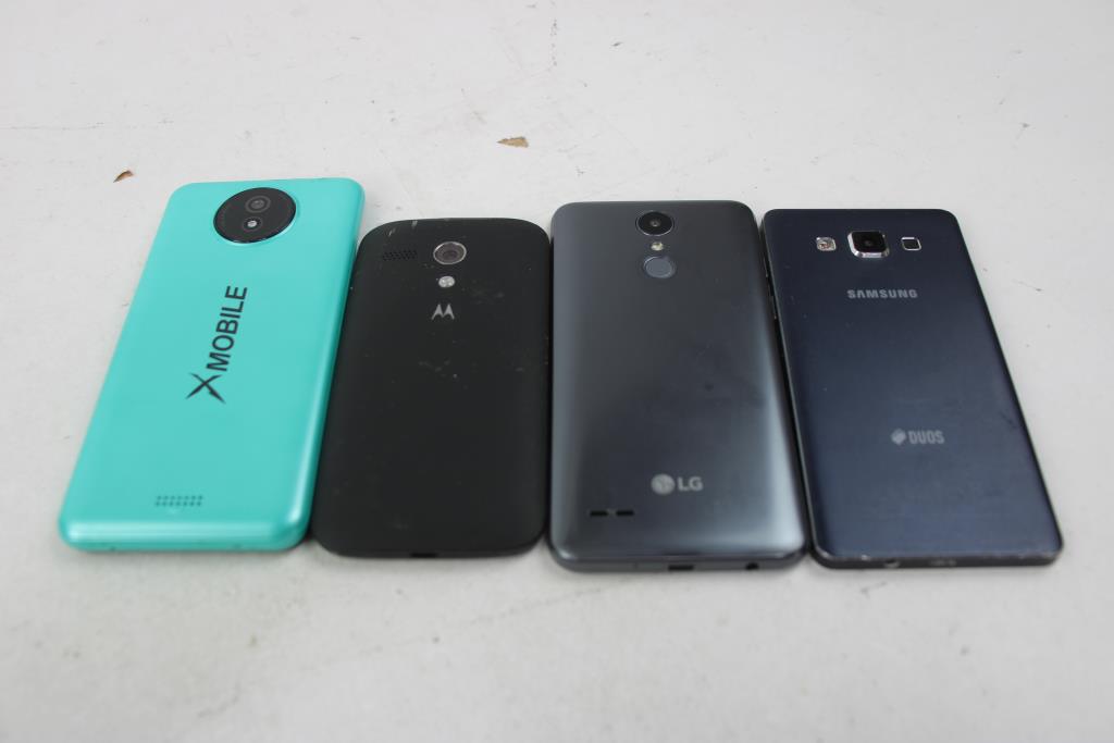 LG, Samsung, Motorola Cell Phone Lot, 4 Pieces, Sold For Parts ...