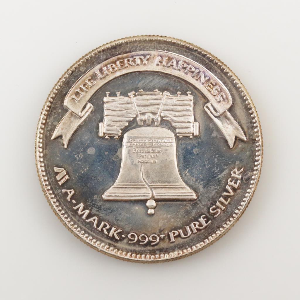 Liberty Silver Fine Silver 1 Troy Oz Round | Property Room