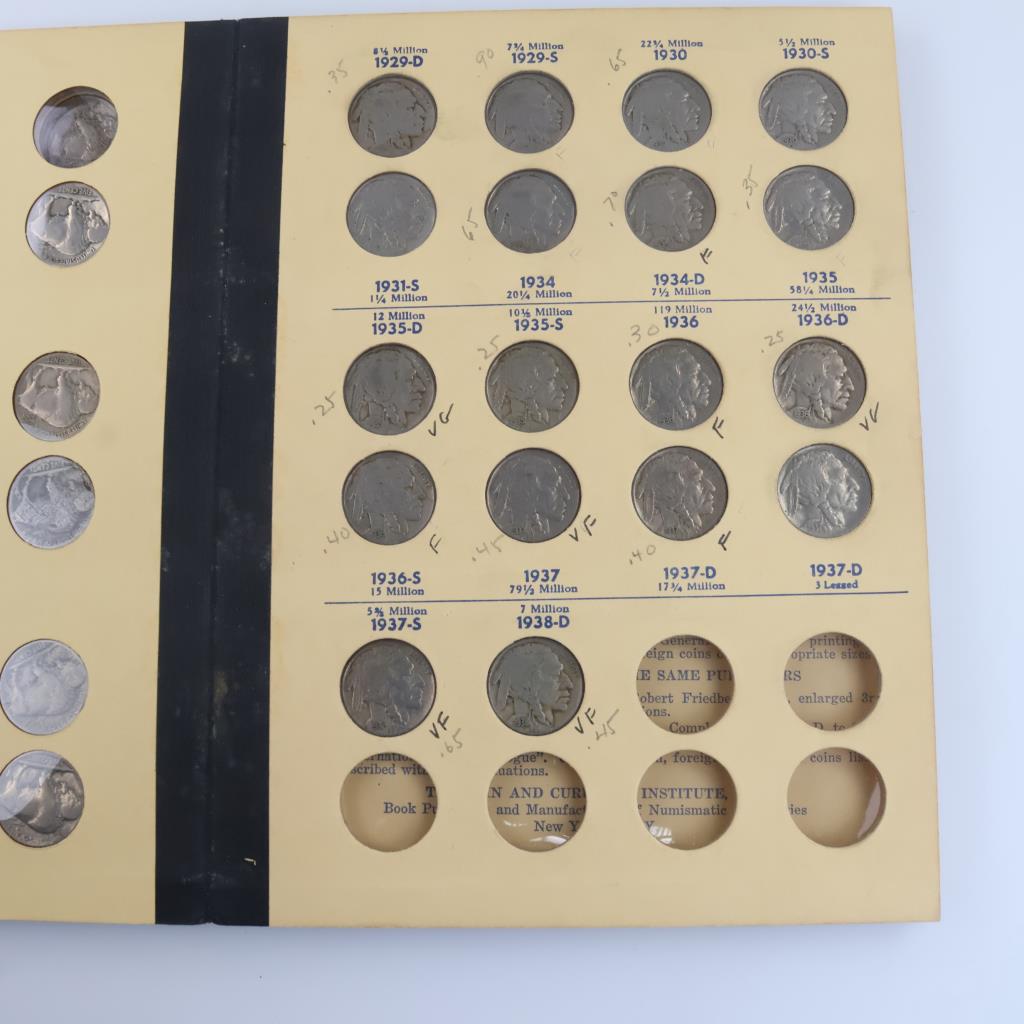 Library Of Coins Buffalo Nickels Collection Booklet, 50+ Pieces ...