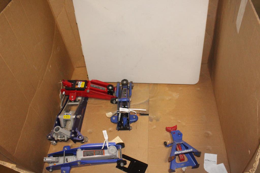 Lifetime Folding Table, Car Jacks And More, 6 Pieces | Property Room