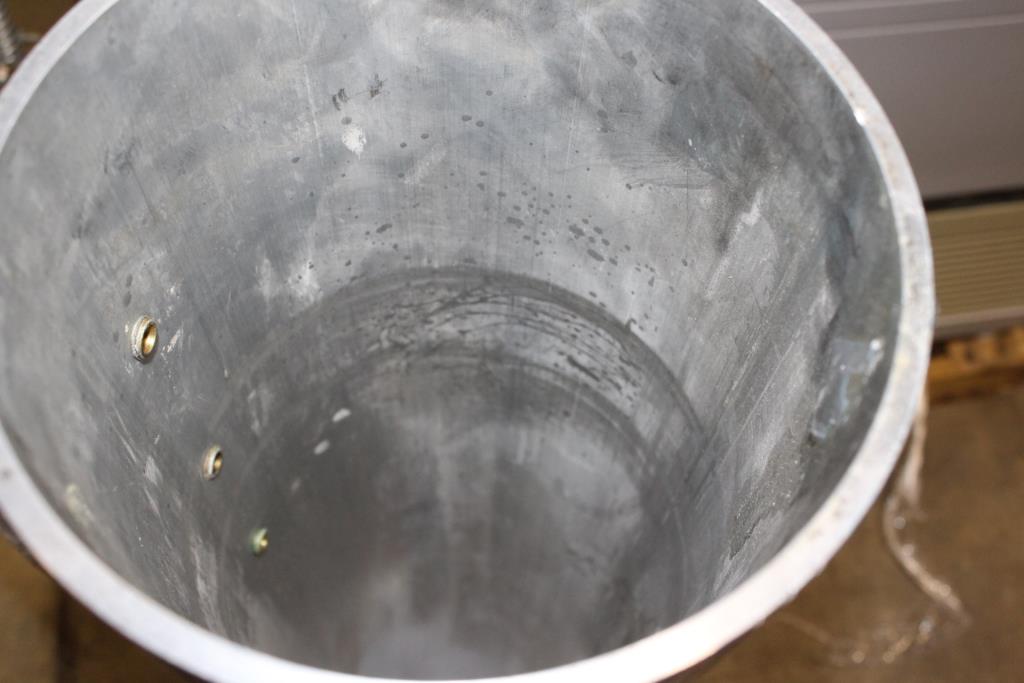 Lightning Powder Co. Inc. Blue Metal Cylinder | Property Room