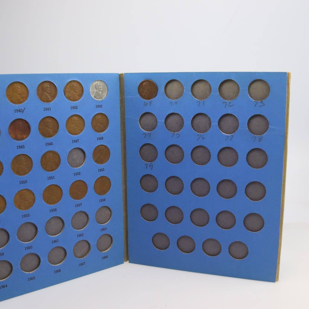 Lincoln Cent Collection Booklet, 49 Pennies (1 Steel) | Property Room