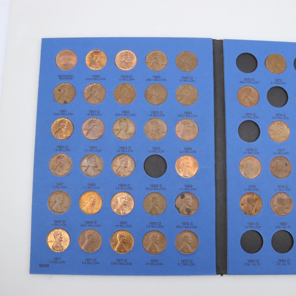 Lincoln Cent Collection Booklet, 60+ Pennies | Property Room