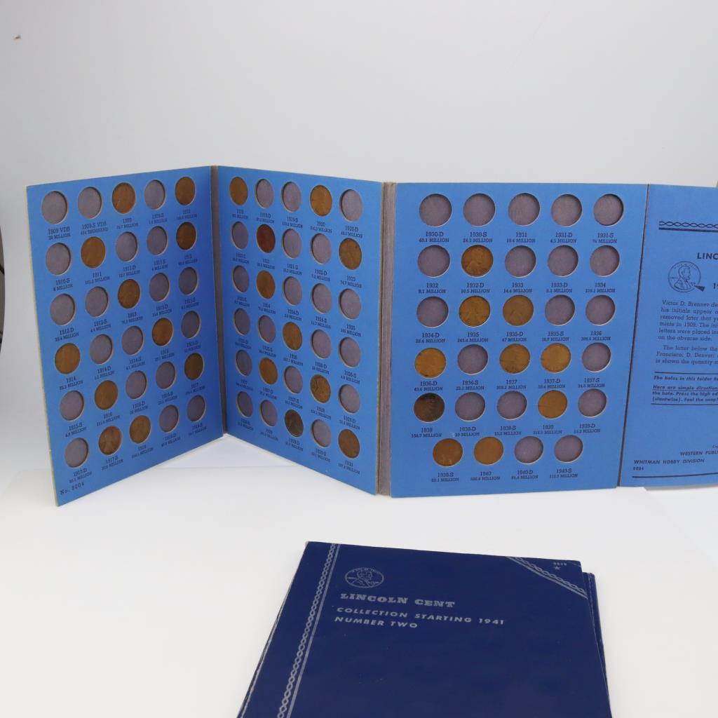 Lincoln Cent Collection Booklets, 110+ Pennies | Property Room