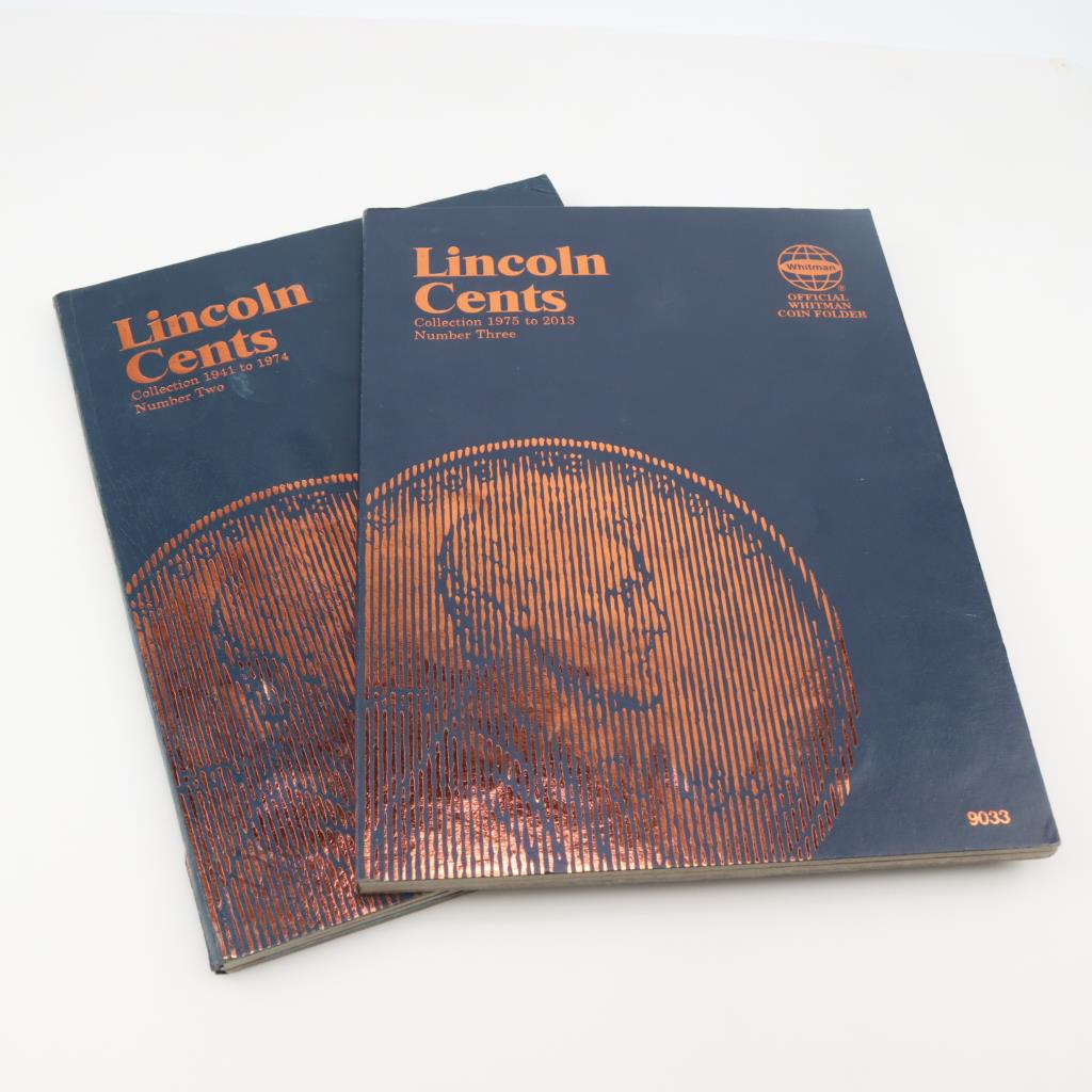 Lincoln Cents Collection Bookets, 100+ Pennies (3 Steel ) | Property Room