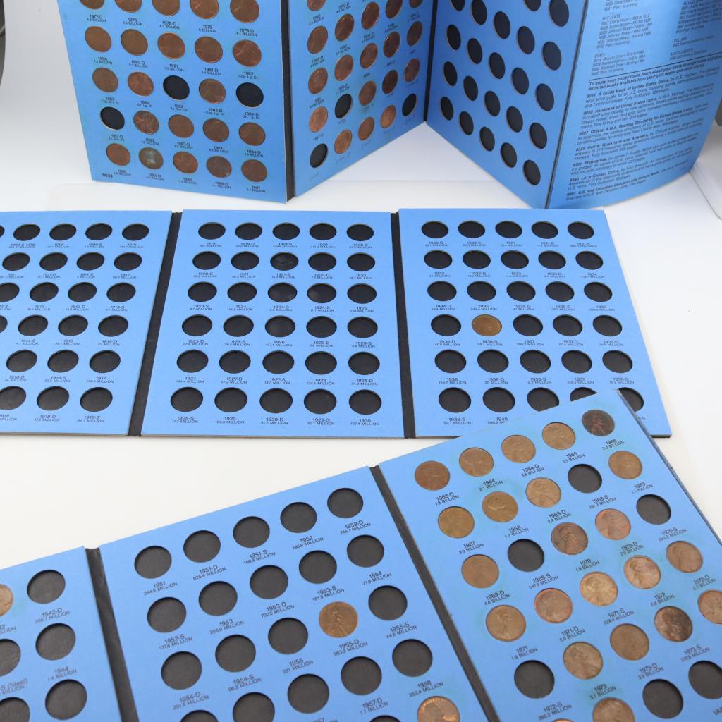 Lincoln Cents Collection Booklets, 80+ Pennies | Property Room