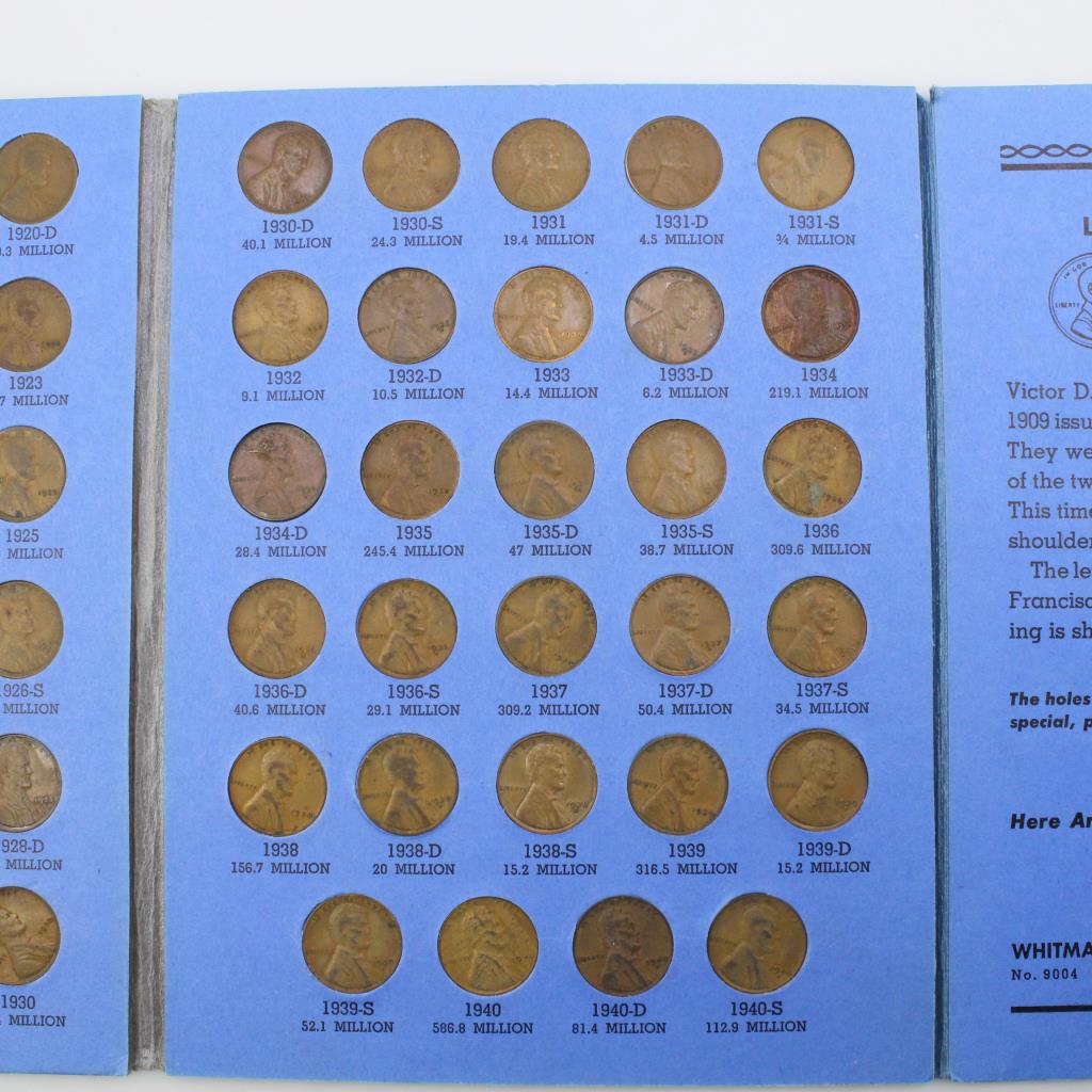 Lincoln Head Cent Booklet, 85+ Pennies | Property Room