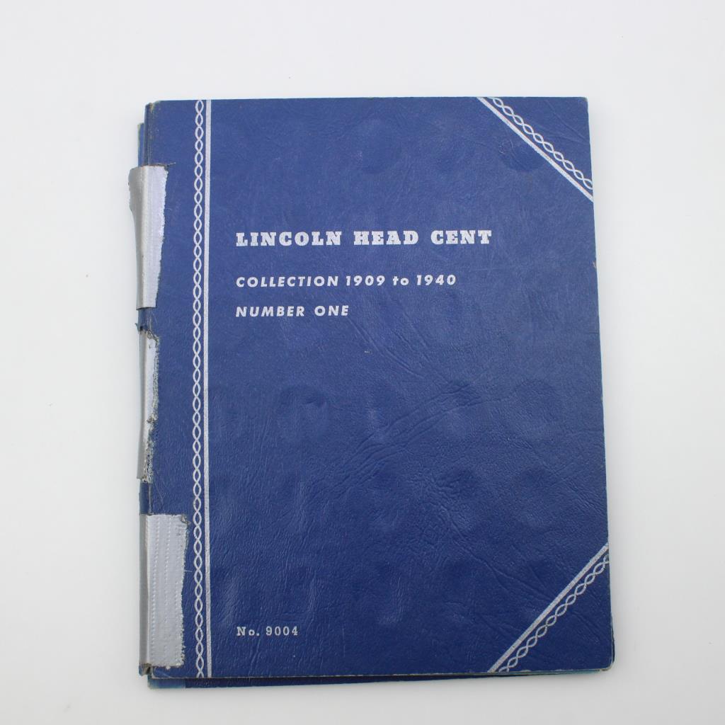 Lincoln Head Cent Collection Booklet, 60+ Pennies | Property Room