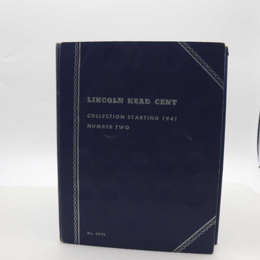 Lincoln Head Cent Collection Booklet, 80+ Pieces | Property Room