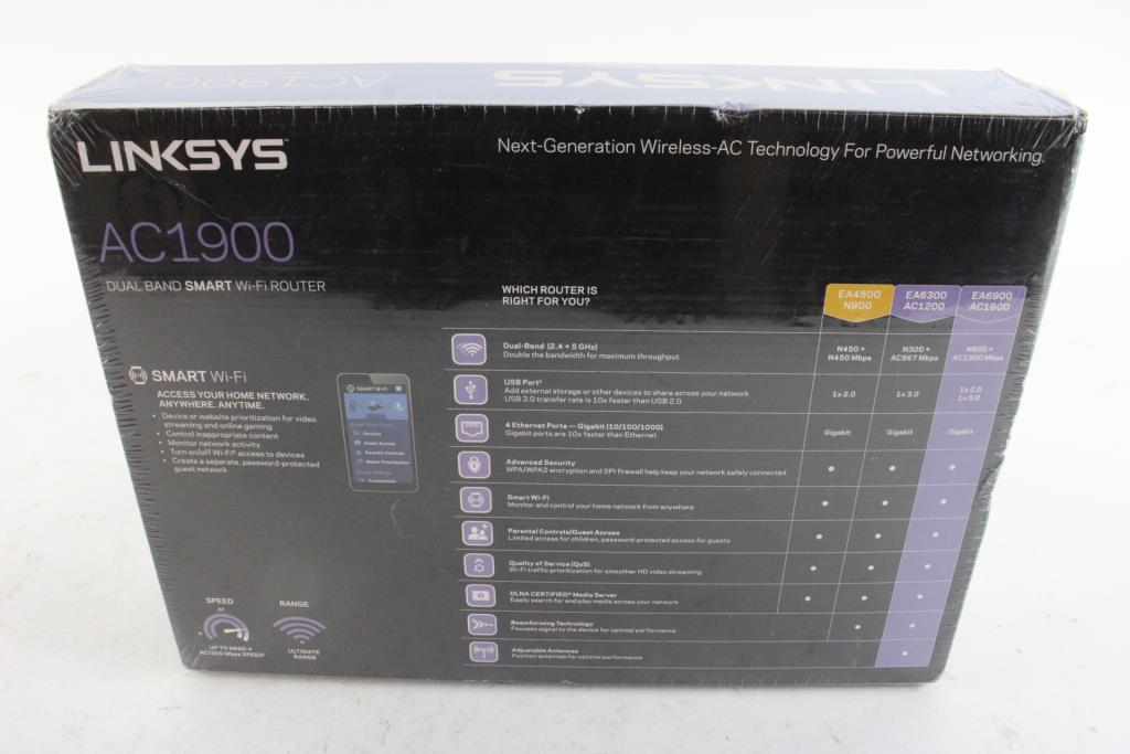 Linksys Dual Band Smart Wi-fi Router | Property Room