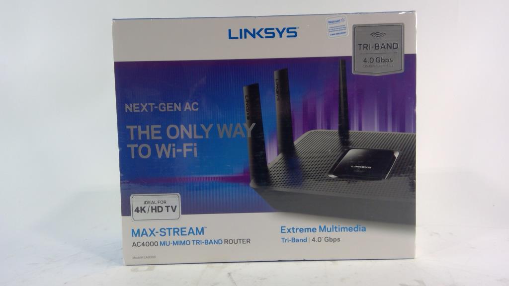 LinkSyS Mu-mimo Tri-band Router | Property Room