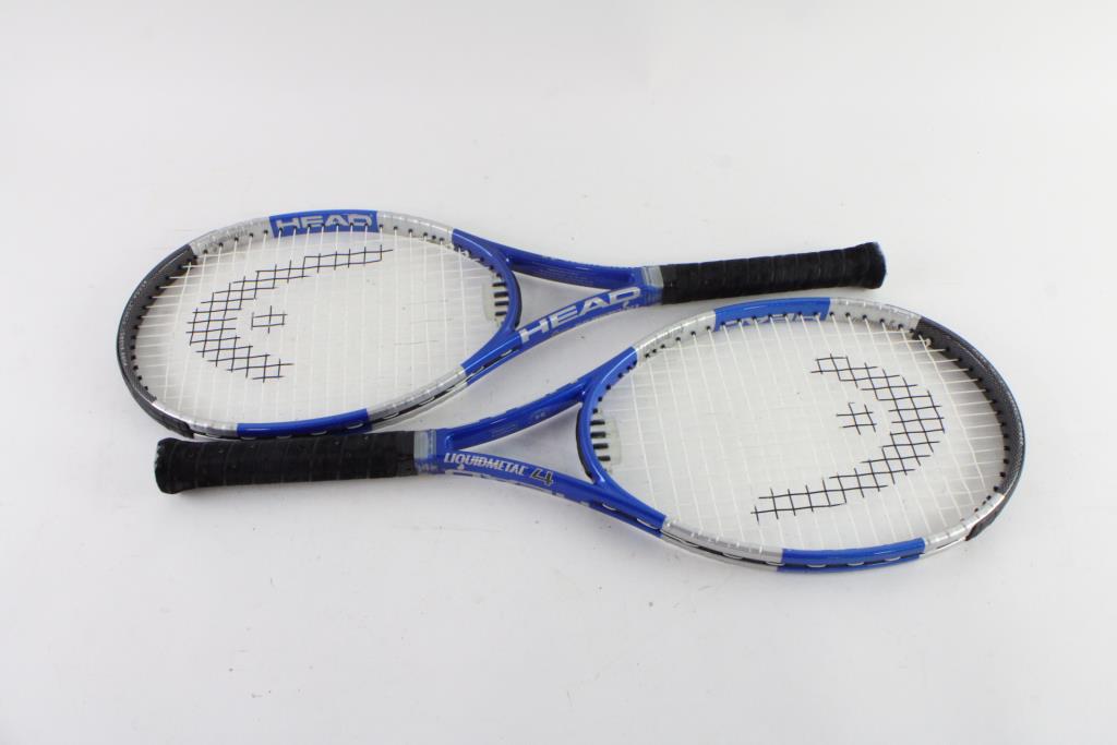 Liquid Metal Tennis Rackets Set Of 2 | Property Room