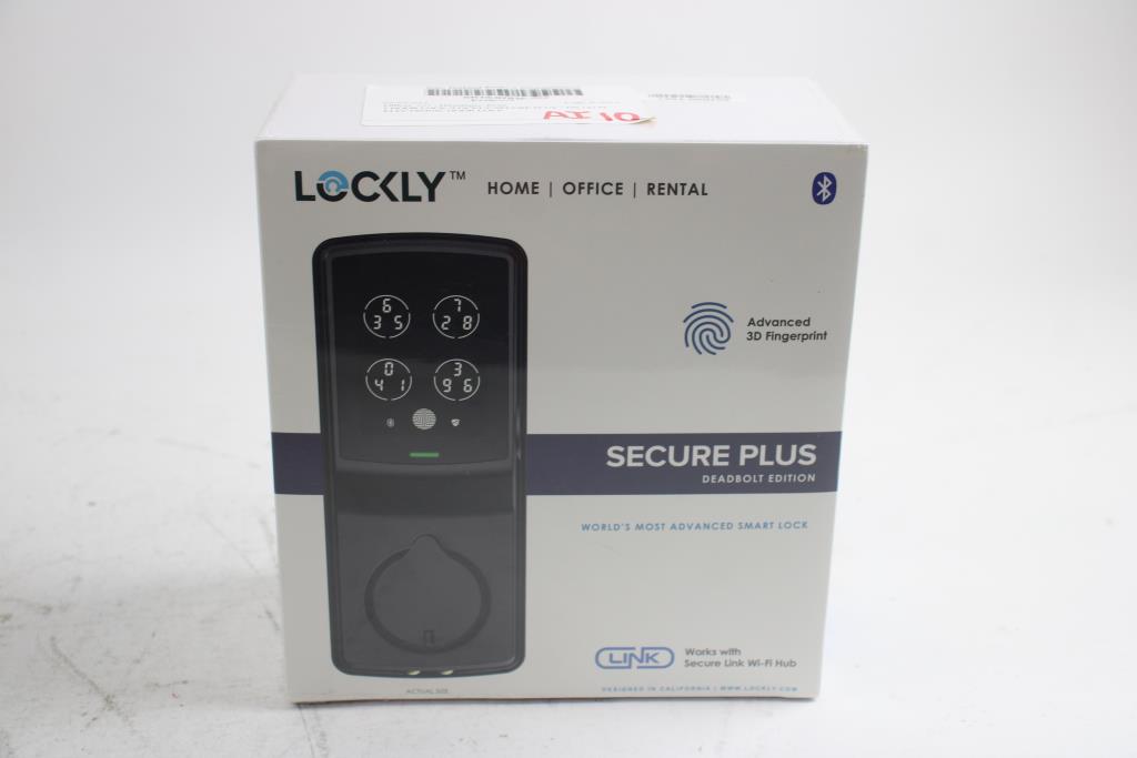 Lockly Secure Plus Deadbolt Edition Smart Lock, PGD728FMB | Property Room