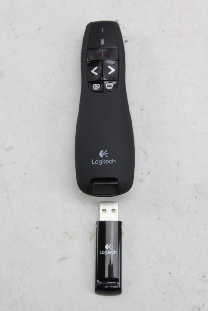 Logitech Wireless Presenter With Receiver And Case (Model R400 ...