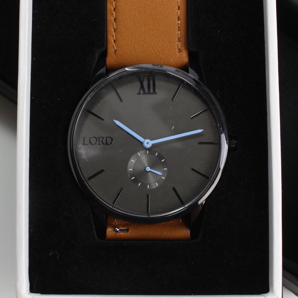 Lord Timepieces Solitude Tan Leather Watch | Property Room