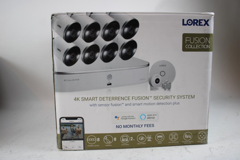 Lorex 4K Smart Deterrence Fusion Security System, TN84228A8SK-E ...