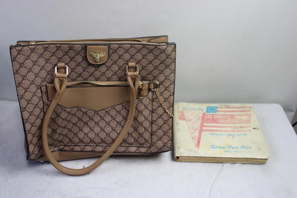 Los Angeles-orange Atlas, Mini Drawer And Bag | Property Room