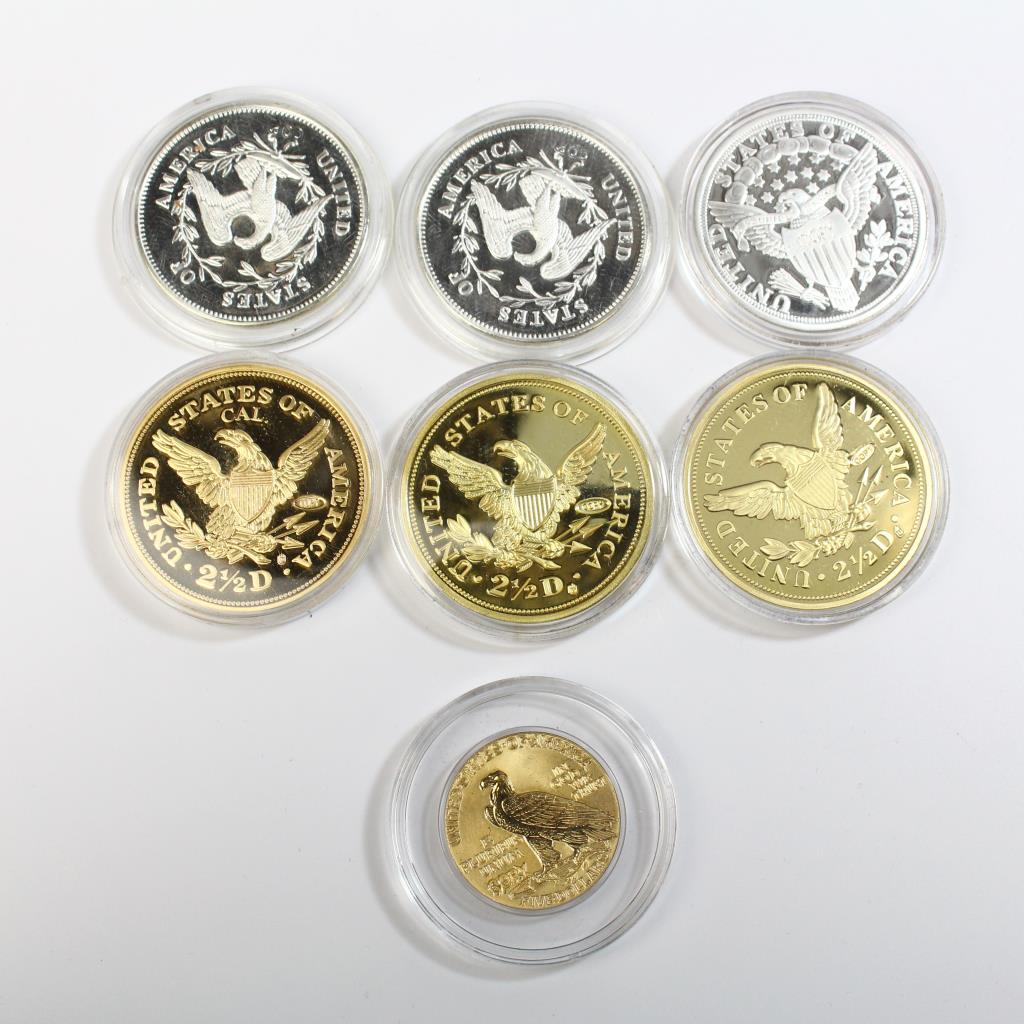 Lot Of 7 Replica U.S. Coins | Property Room