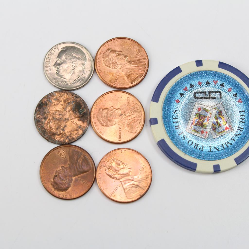 Lot Of 7 U.S. Coins And Tokens | Property Room