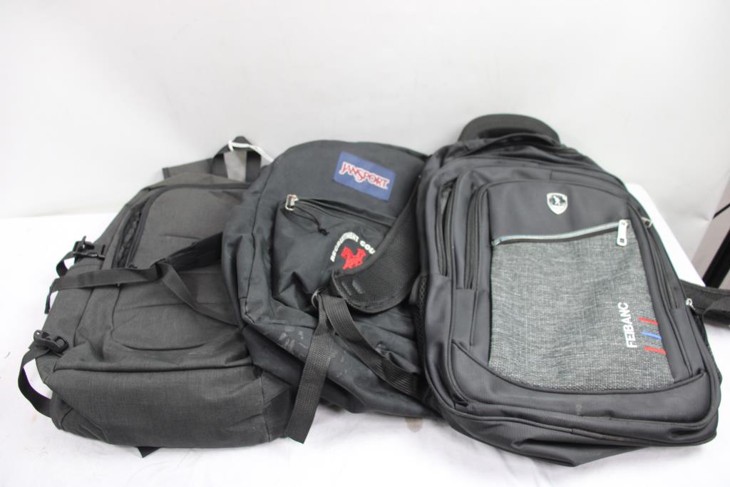 Lot Of Backpacks, 5 Pieces | Property Room